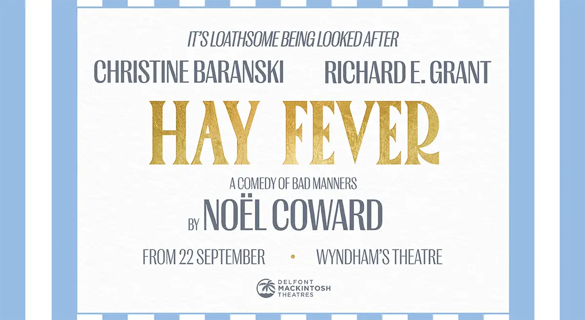 Hay Fever | Wyndhams Theatre, London from 22 September